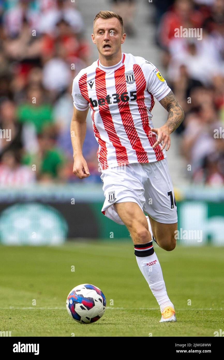 6th August 2022; Bet365 Stadium, Stoke, Staffordshire, England; EFL ...