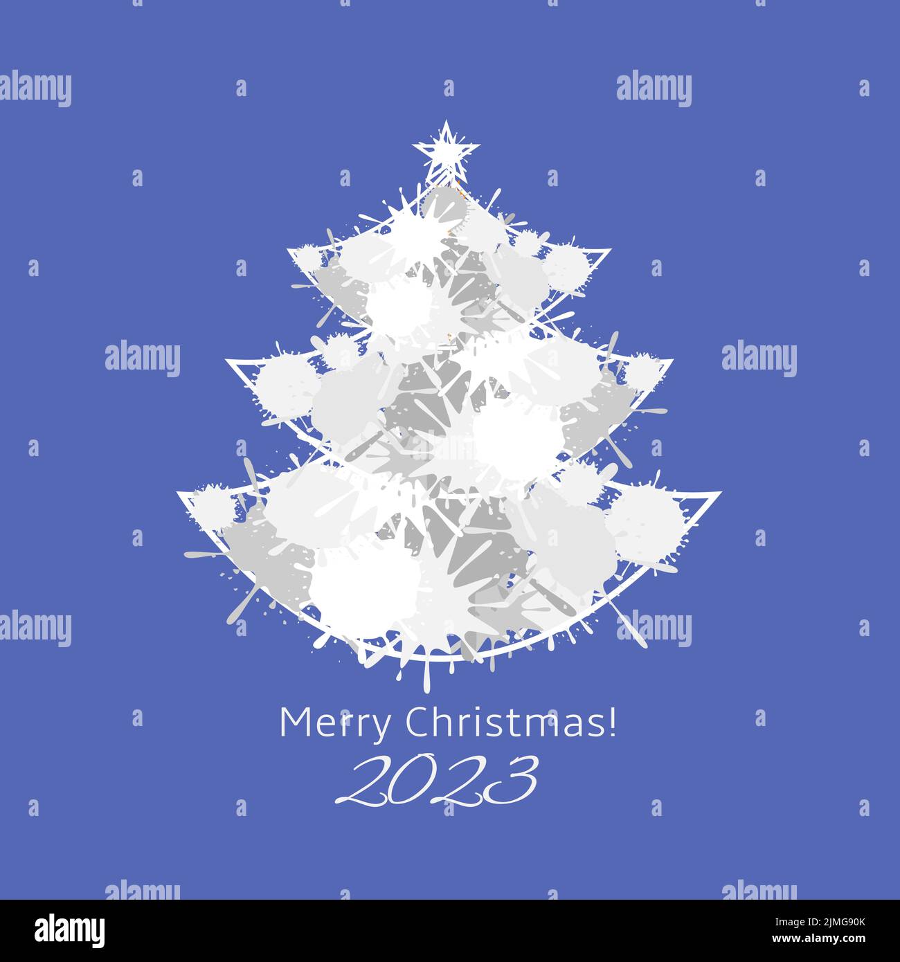 Merry christmas wallpaper 2023 Stock Vector Images - Alamy