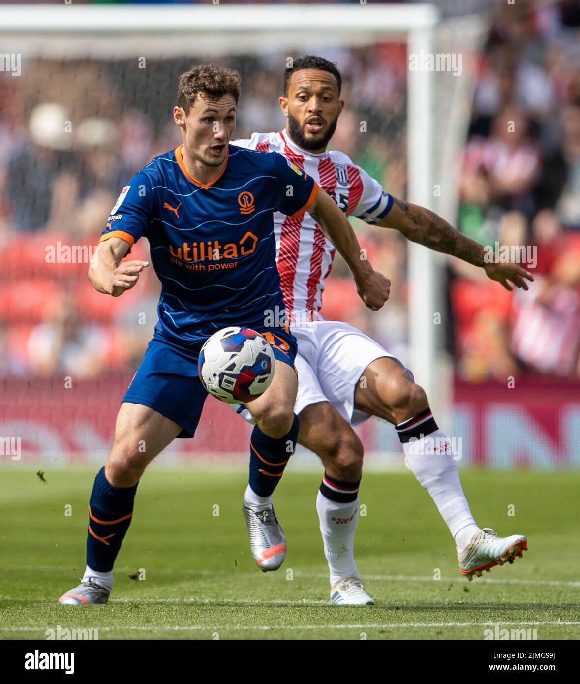 6th August 2022; Bet365 Stadium, Stoke, Staffordshire, England; EFL ...