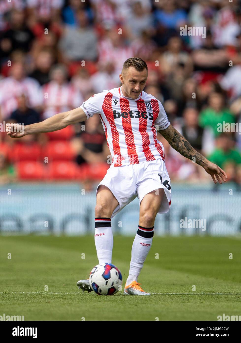 6th August 2022; Bet365 Stadium, Stoke, Staffordshire, England; EFL ...