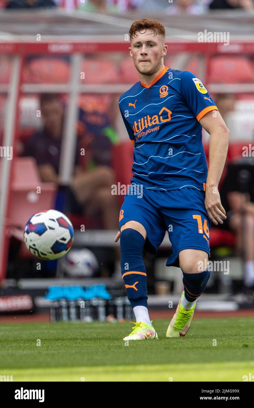 6th August 2022; Bet365 Stadium, Stoke, Staffordshire, England; EFL ...