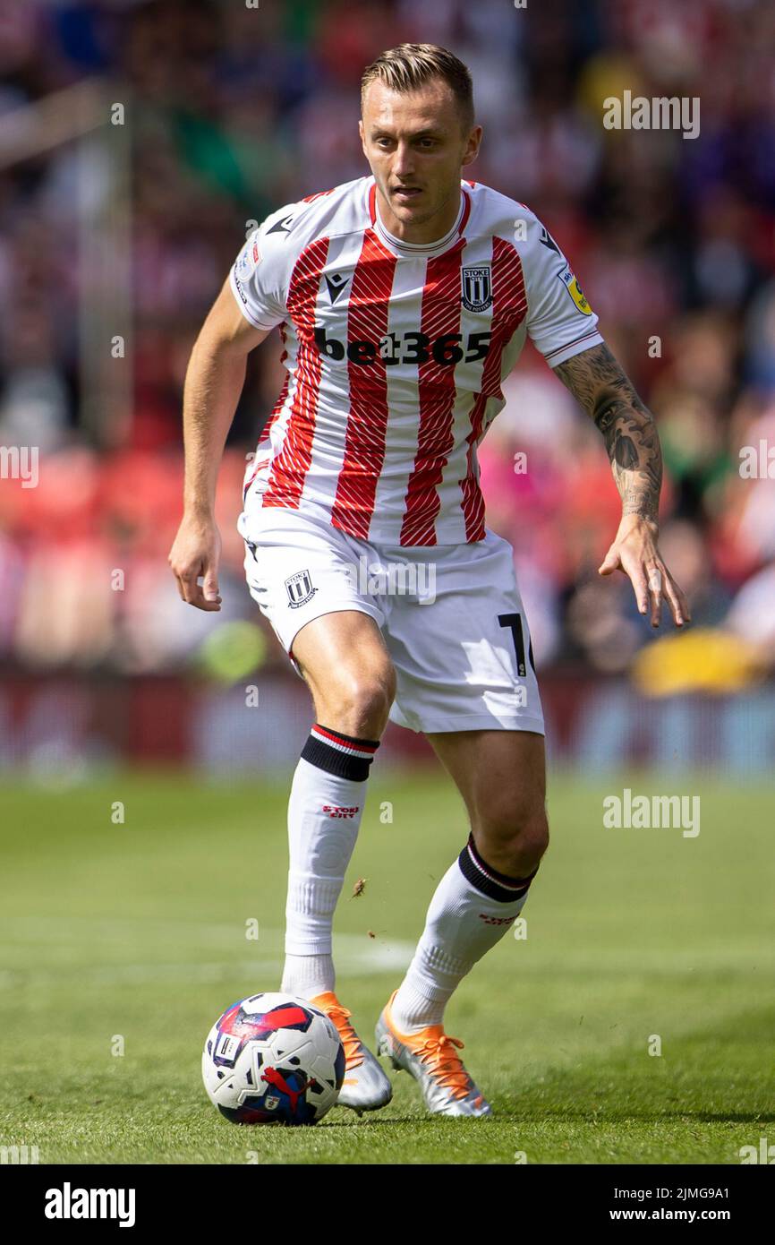 6th August 2022; Bet365 Stadium, Stoke, Staffordshire, England; EFL ...