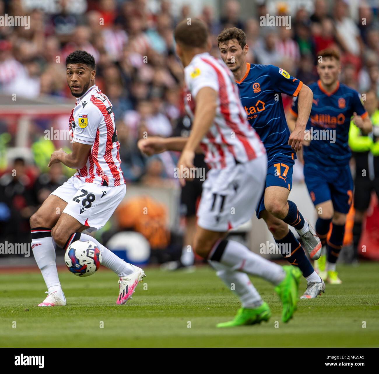 6th August 2022; Bet365 Stadium, Stoke, Staffordshire, England; EFL ...