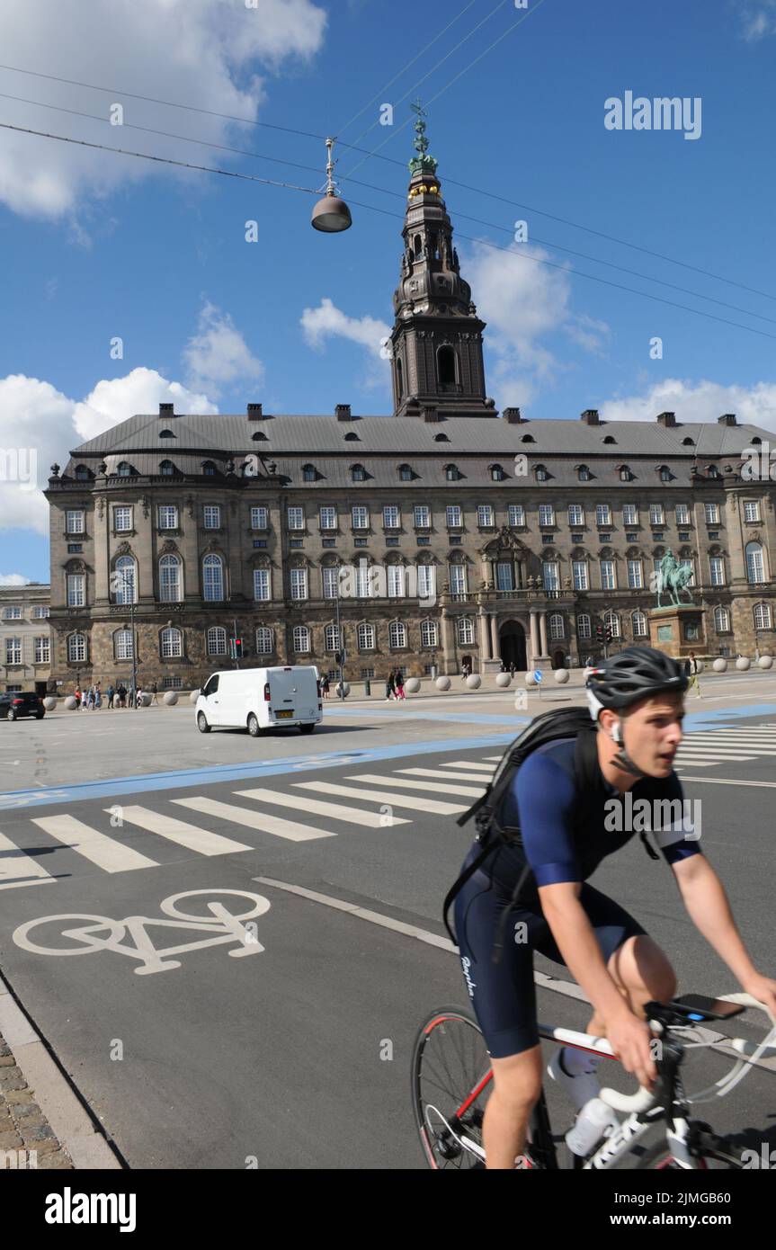Copenhagen /Denmark/06 August 2022/ Christiansborg slote or ...