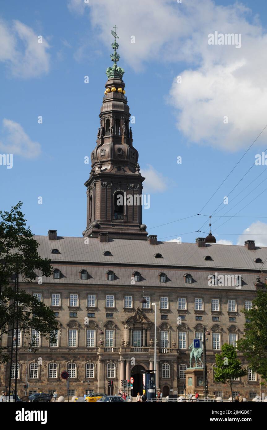 Copenhagen /Denmark/06 August 2022/ Christiansborg slote or ...
