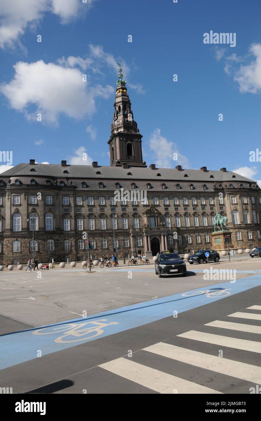 Copenhagen /Denmark/06 August 2022/ Christiansborg slote or ...