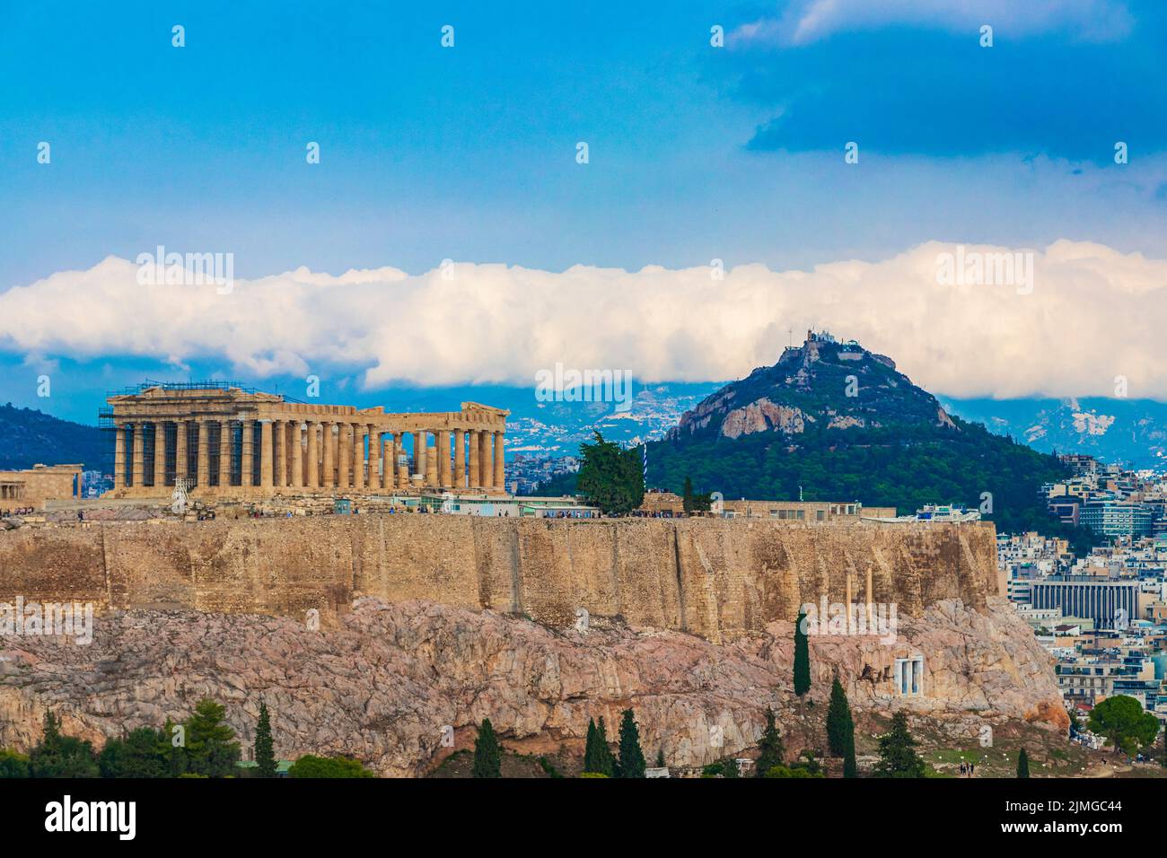 Acropolis of Athens ruins Parthenon Greeces capital Athens in Greece ...