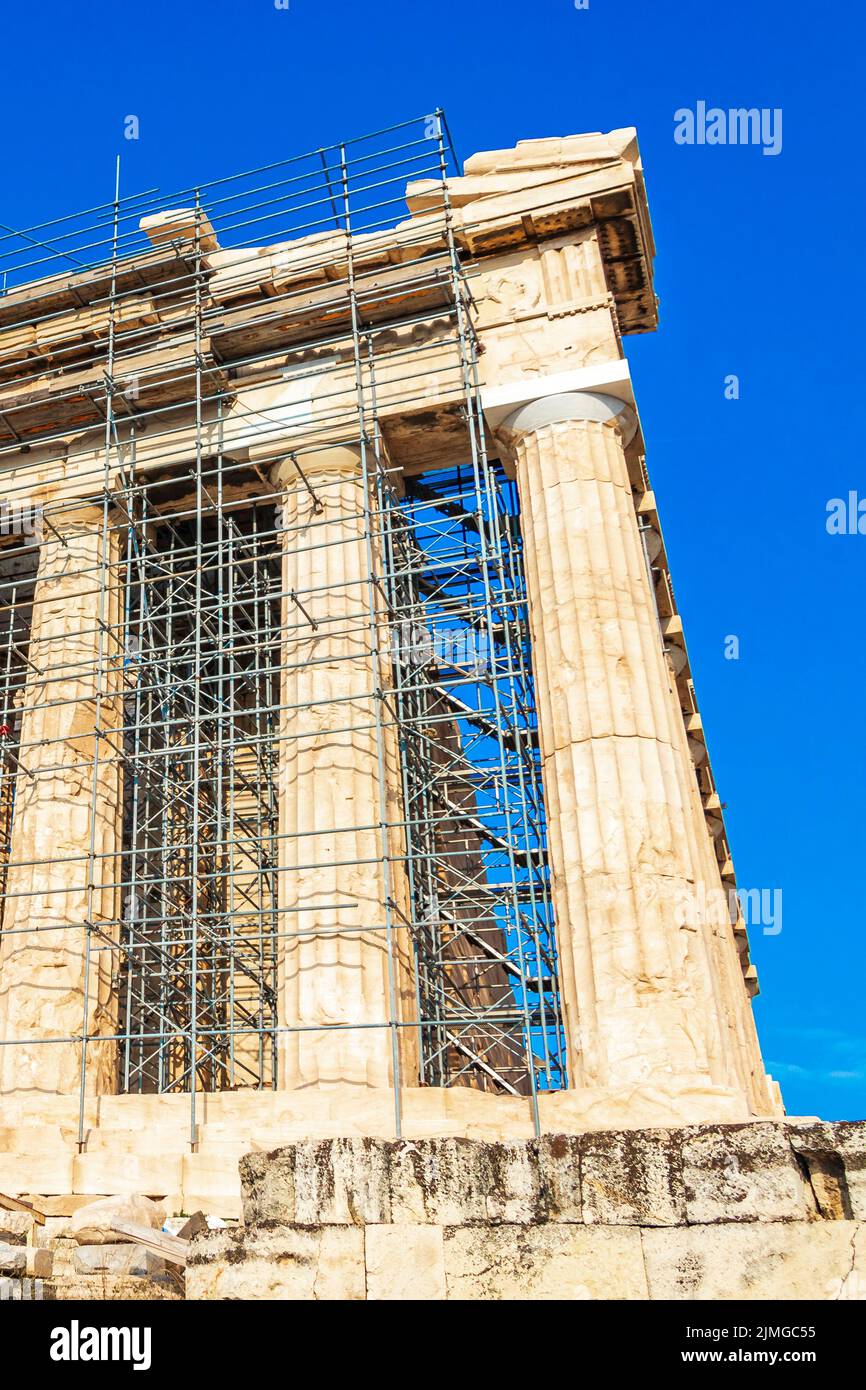 Acropolis of Athens ruins Parthenon Greeces capital Athens in Greece ...