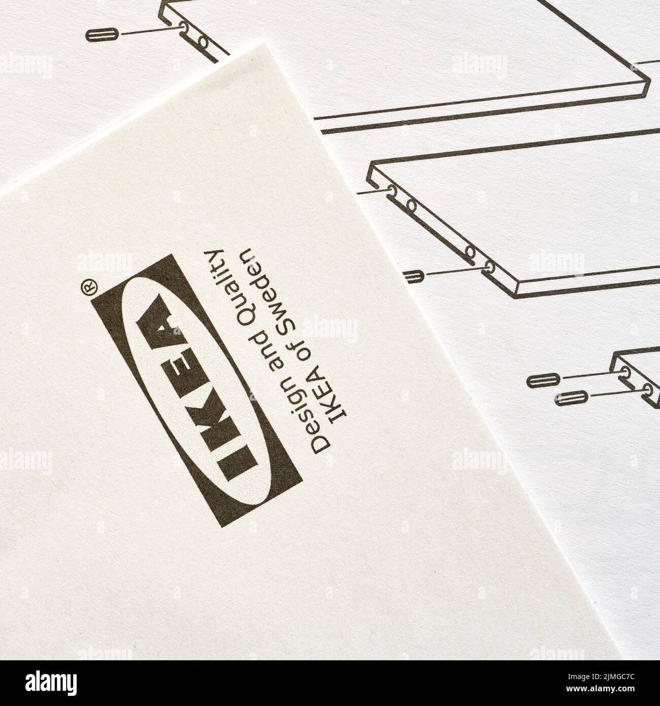 Furniture assembly instructions hi-res stock photography and images - Alamy