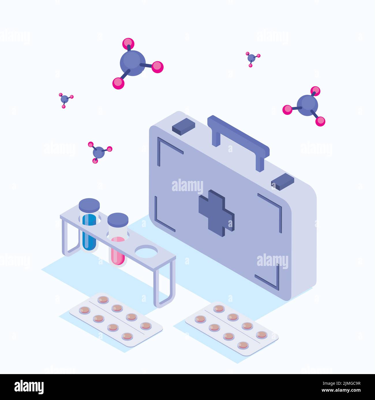 isometric medical poster Stock Vector Image & Art - Alamy