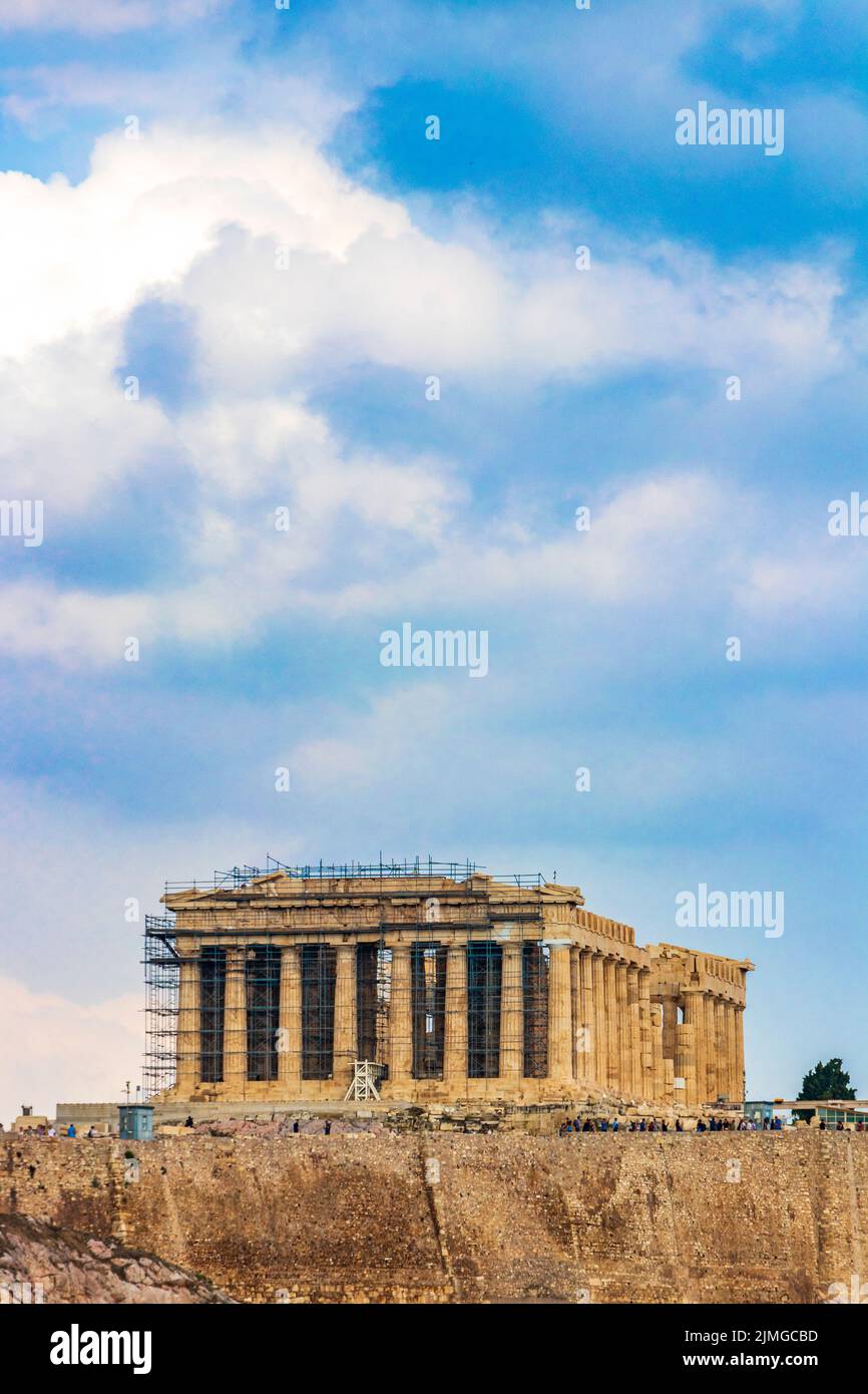 Acropolis of Athens ruins Parthenon Greeces capital Athens in Greece ...