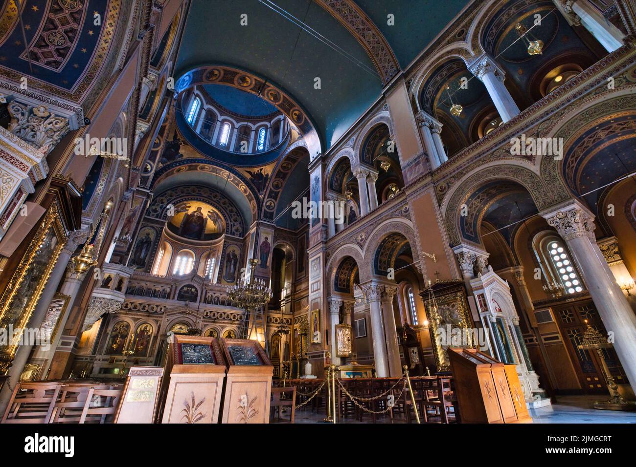 Interiors of the Holy Metropolitan Church of the Annunciation to the ...