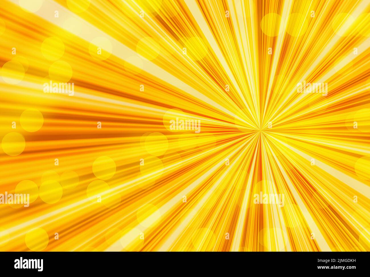 Sunshine bubbles and sun rays background Stock Photo - Alamy