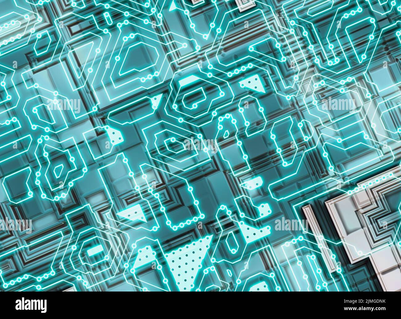 Tech futuristic abstract modern technology background Stock Photo - Alamy