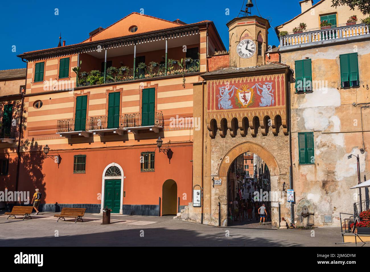 Main Gate of Finalborgo Stock Photo - Alamy