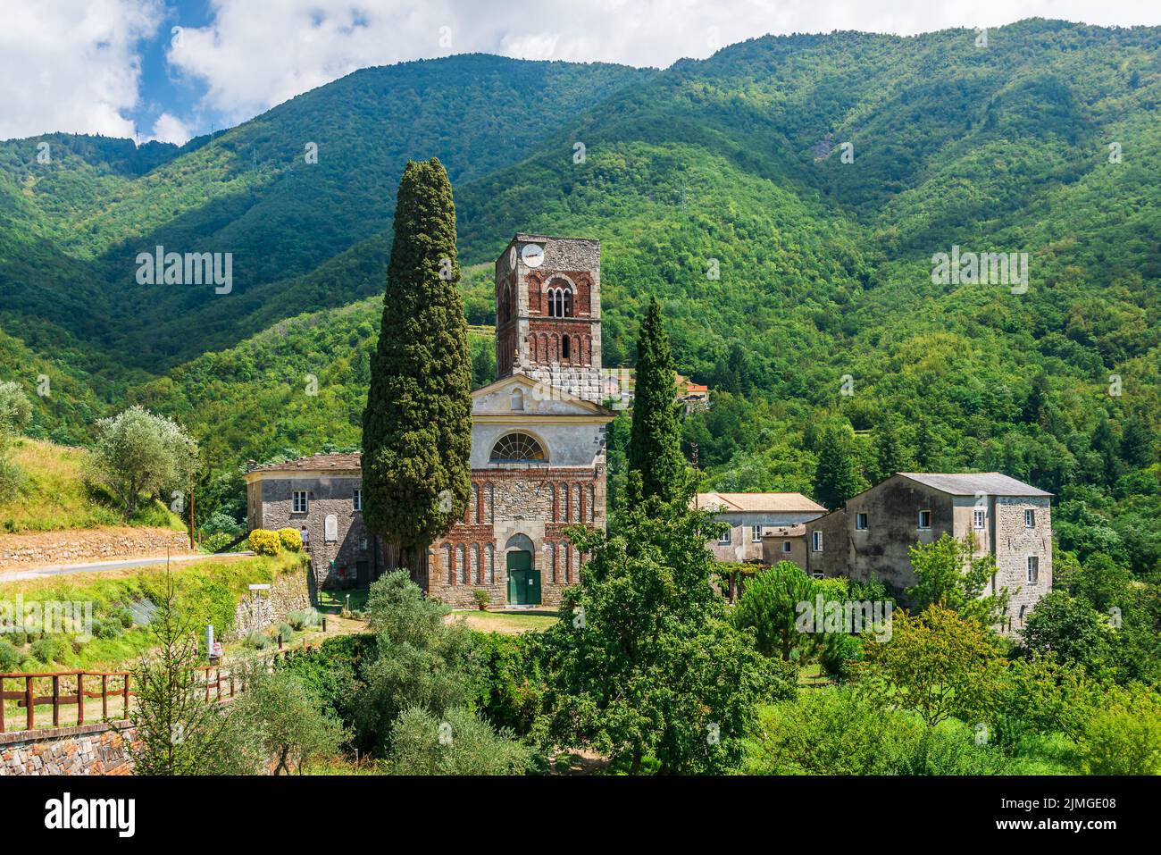 Borzone Abbey in Liguria Stock Photo - Alamy