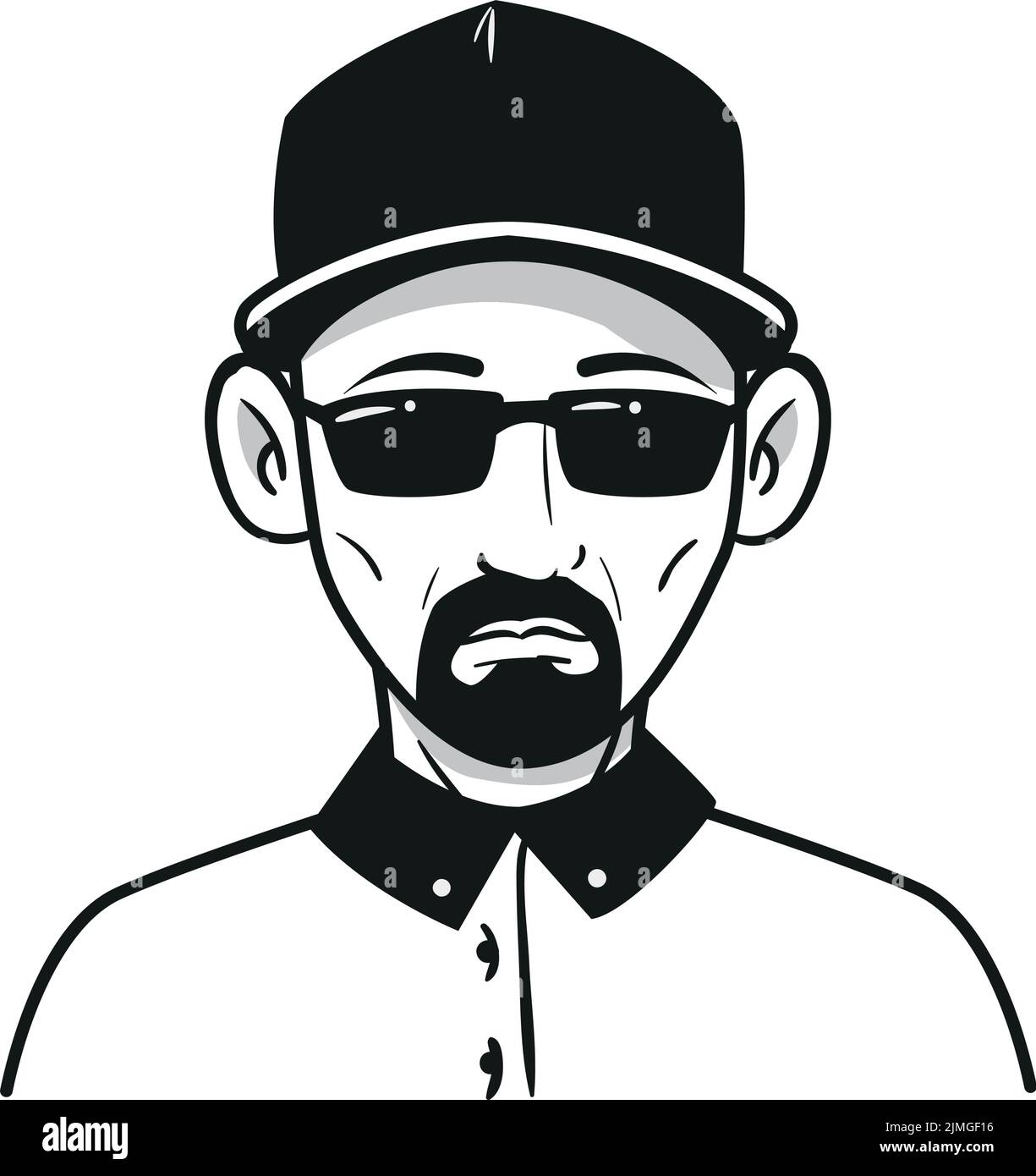 cool guy icon Stock Vector Image & Art - Alamy