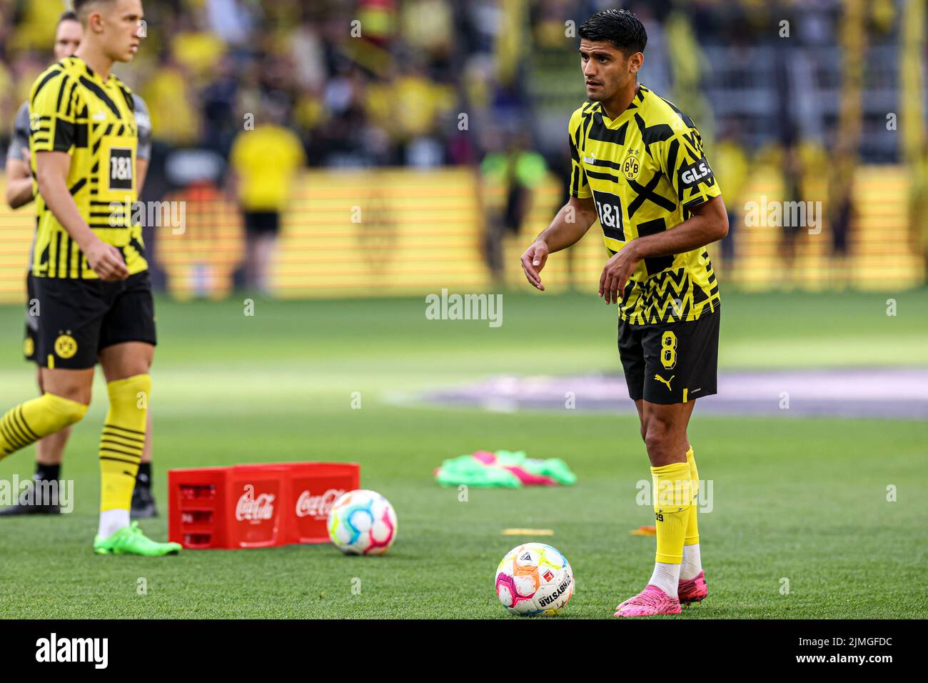 DORTMUND, GERMANY - AUGUST 6: Mahmoud Dahoud of Borussia Dortmund ...