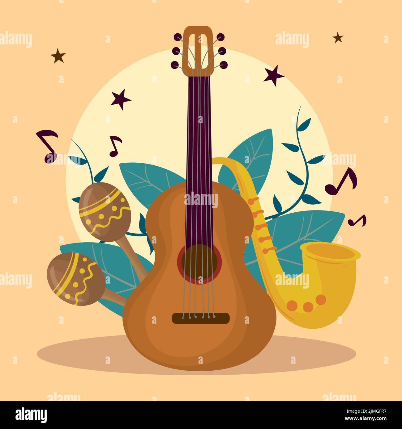 music instruments poster Stock Vector Image & Art - Alamy