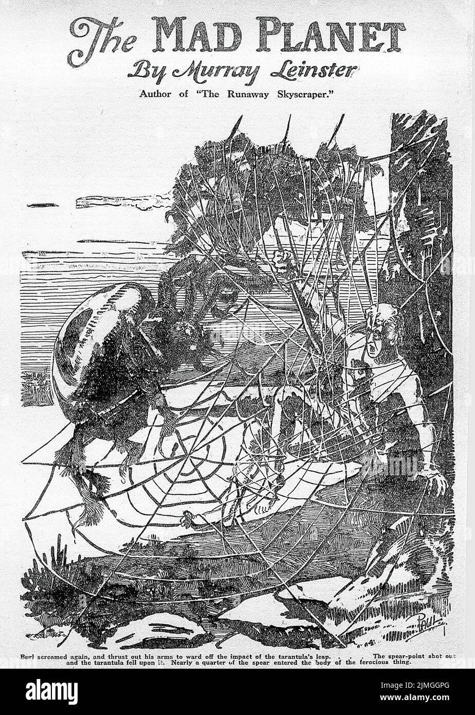 The Mad Planet (1926) by Murray Leinster. Illustration by Frank R. Paul ...