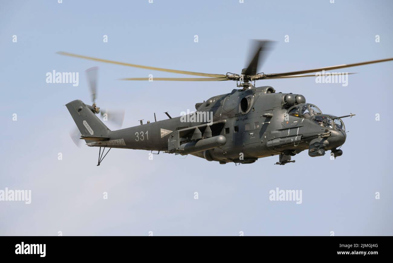 Hungarian Mi -24P Hind Helicopter at The Royal International Air Tattoo ...