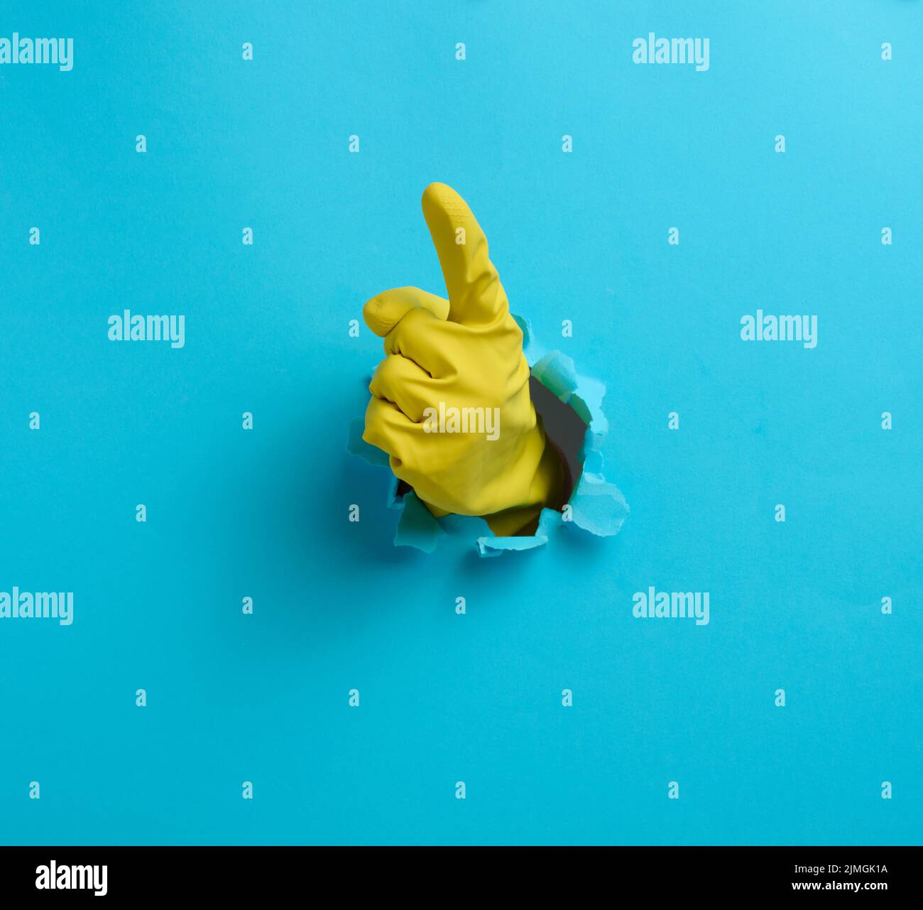 Pointing latex glove hi-res stock photography and images - Alamy