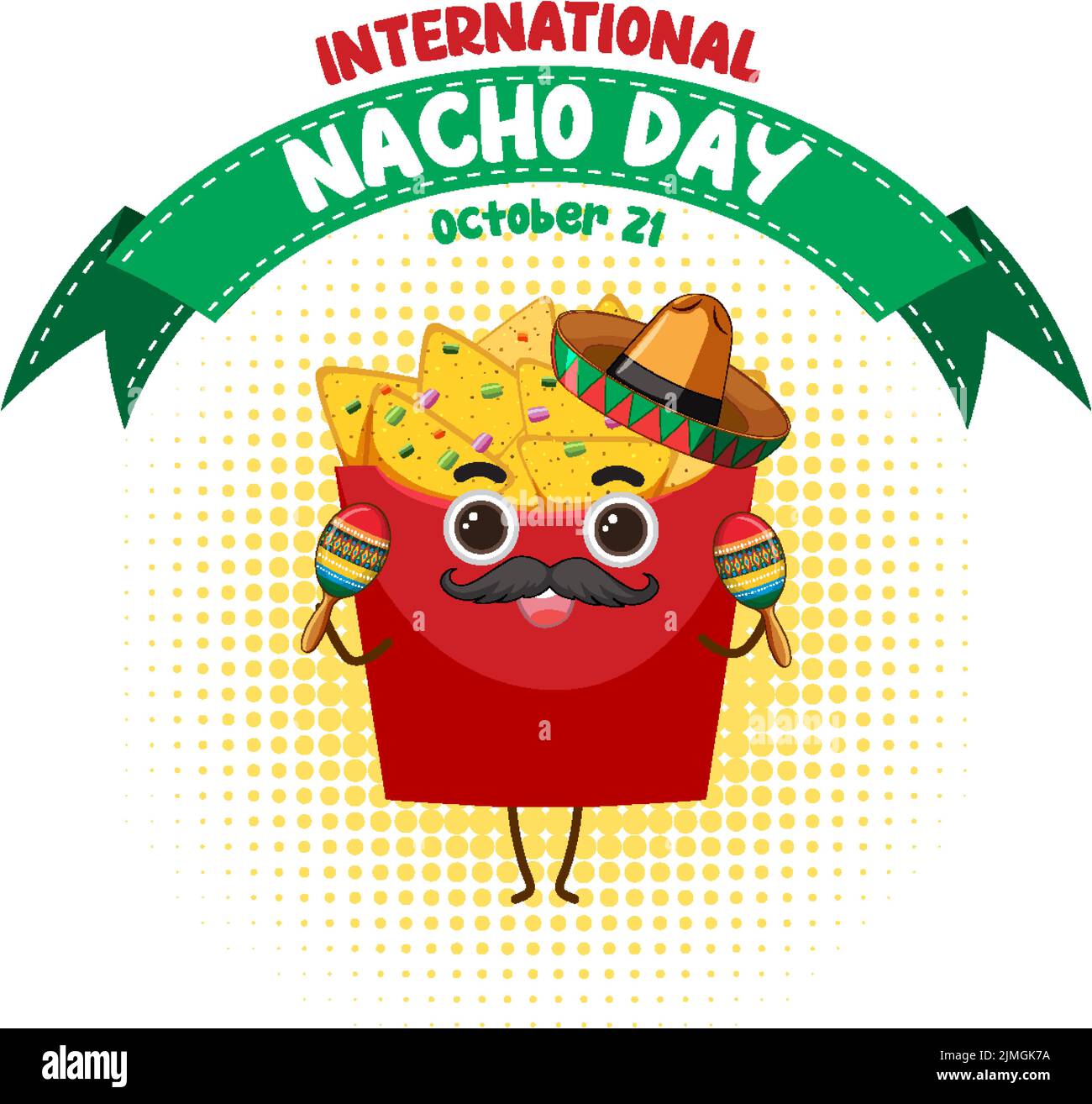 International Nacho Day Banner Design illustration Stock Vector Image ...