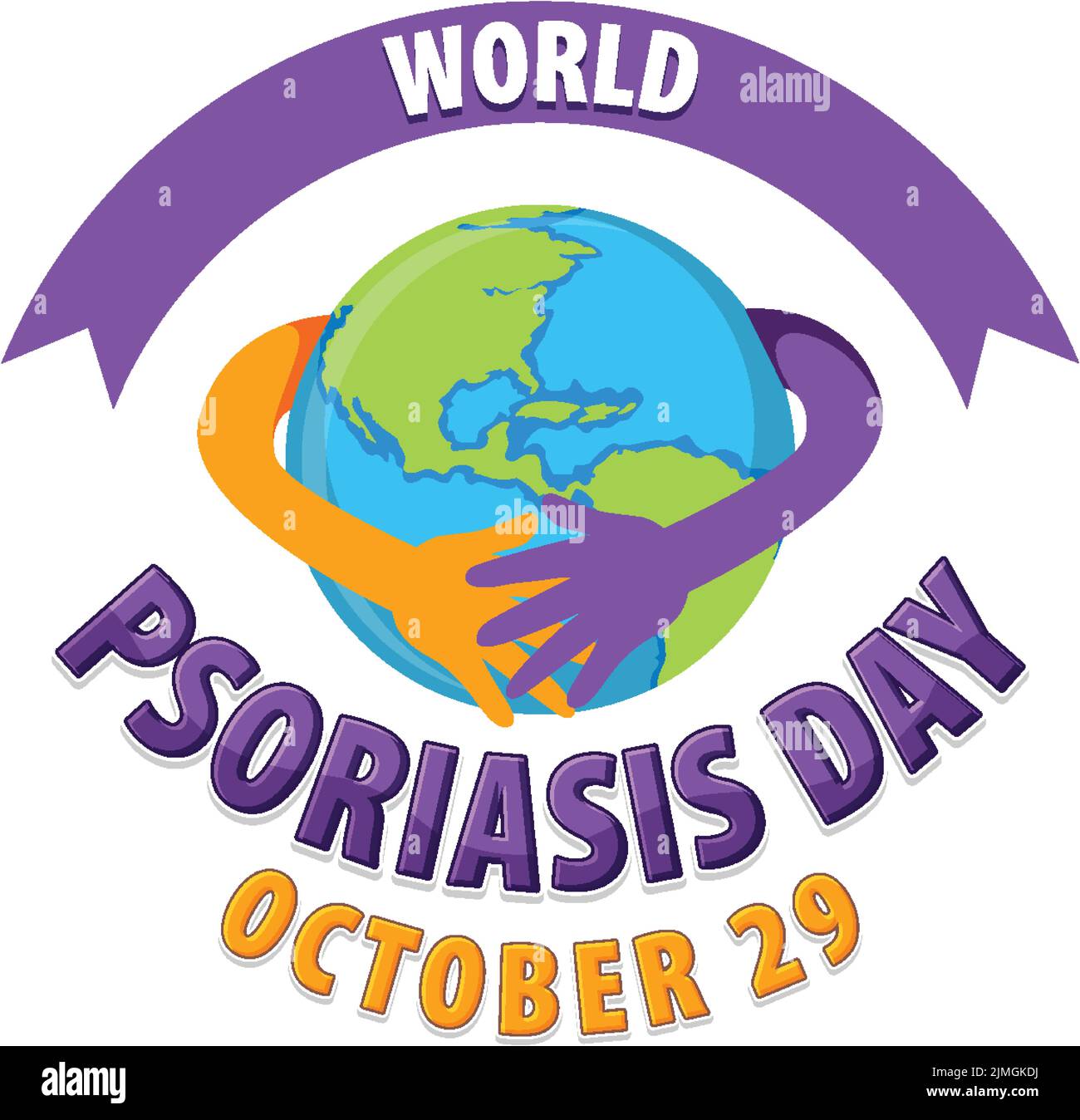 World Psoriasis Day Poster illustration Stock Vector Image & Art - Alamy