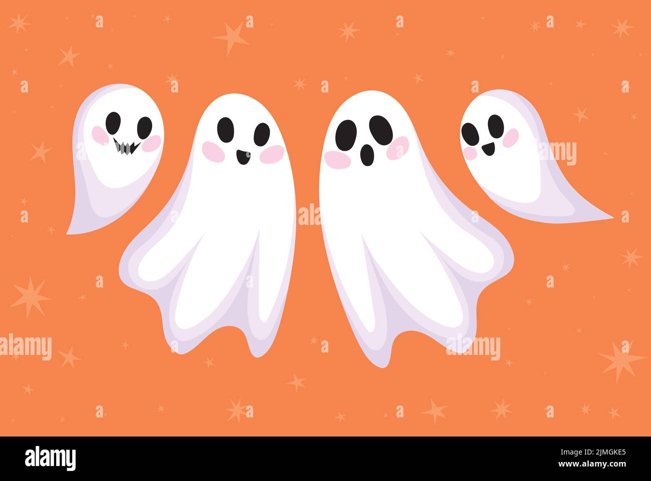 halloween ghost poster Stock Vector Image & Art - Alamy