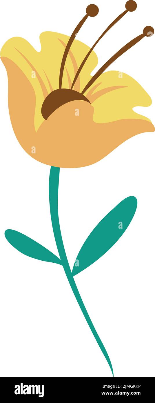 yellow flower design Stock Vector Image & Art - Alamy