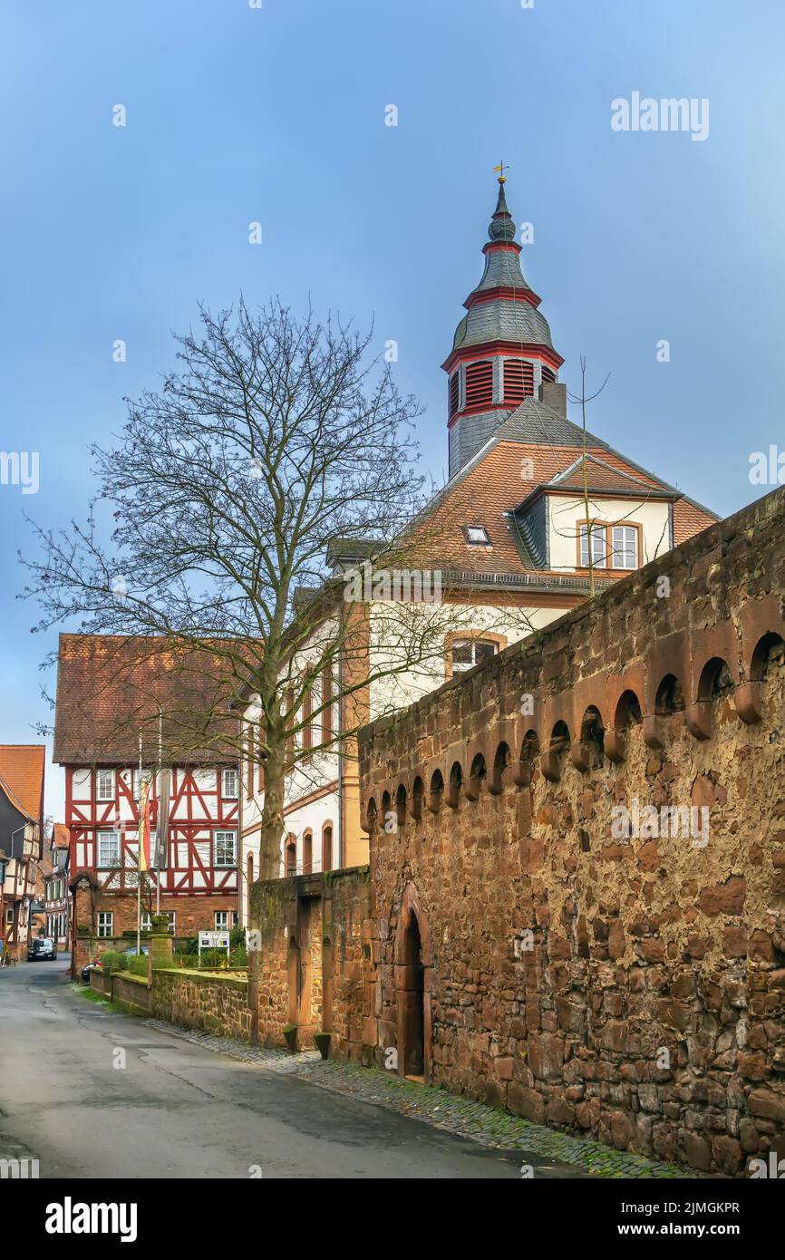 Street in Budingen, Germany Stock Photo - Alamy