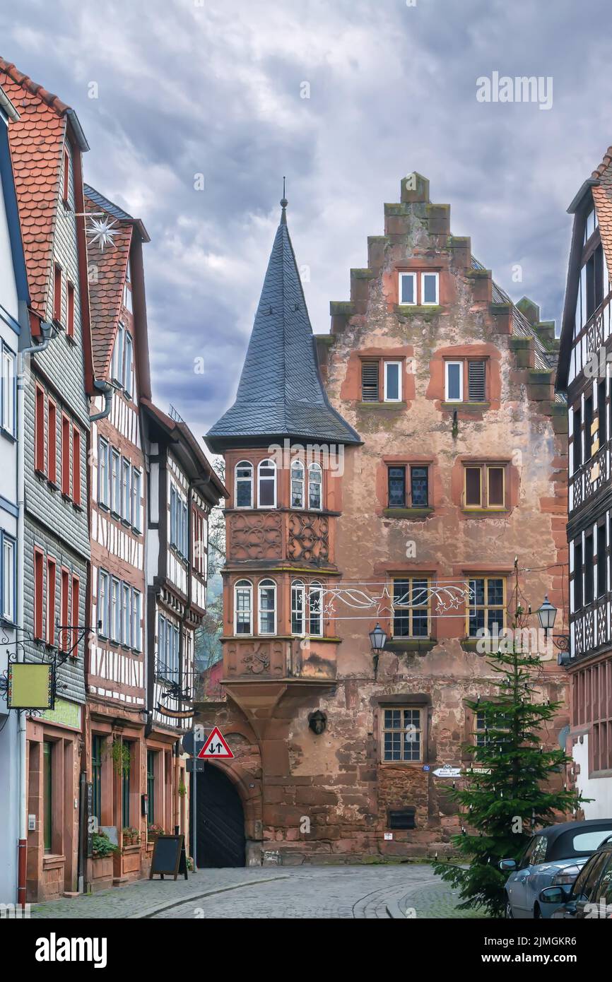 Street in Budingen, Germany Stock Photo - Alamy