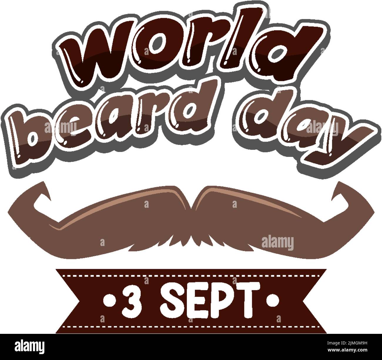 World Beard Day September 3 illustration Stock Vector Image & Art - Alamy