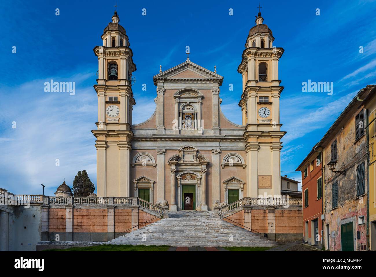 Main Church in Lavagna Stock Photo - Alamy