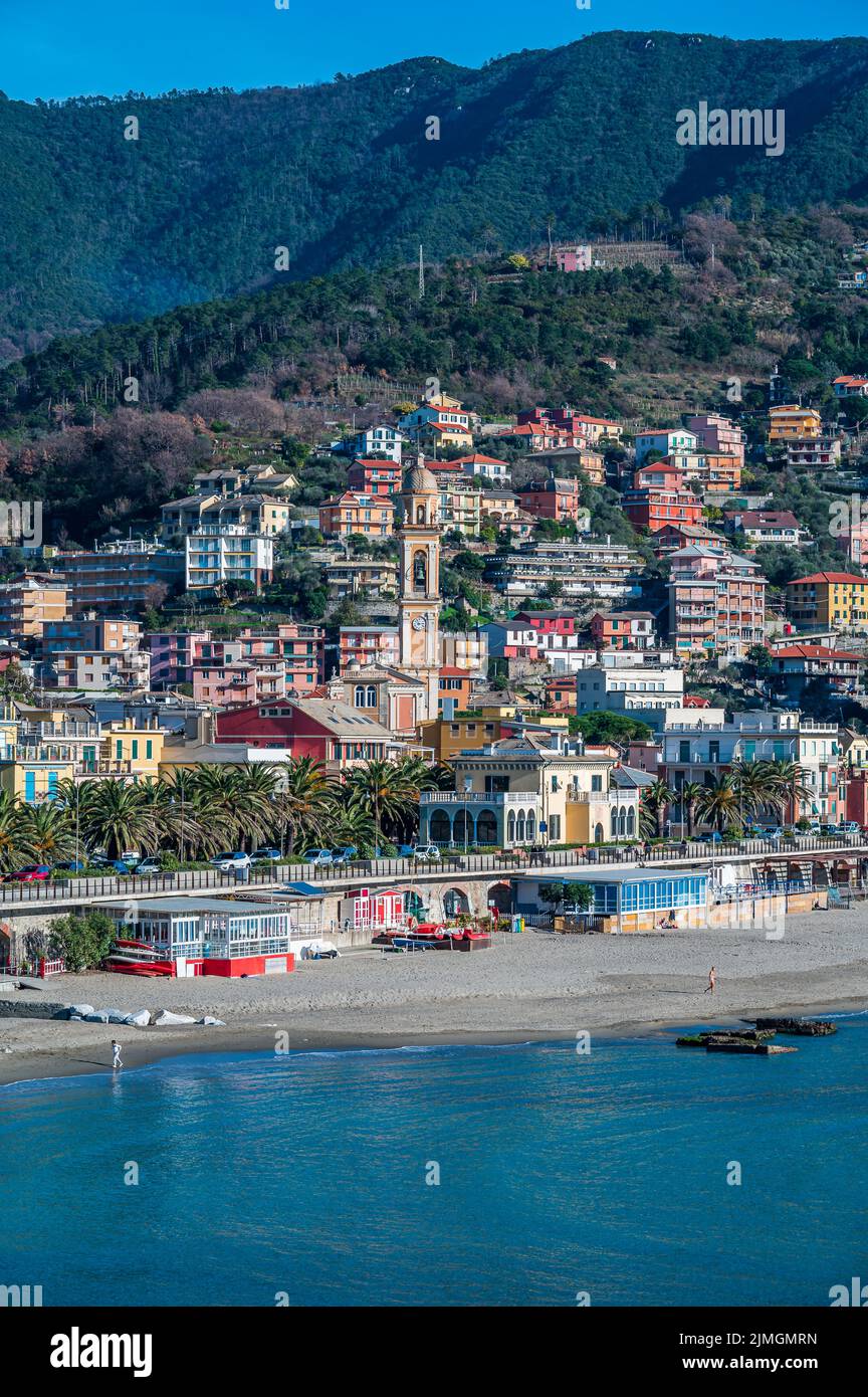 Village of Moneglia Stock Photo - Alamy