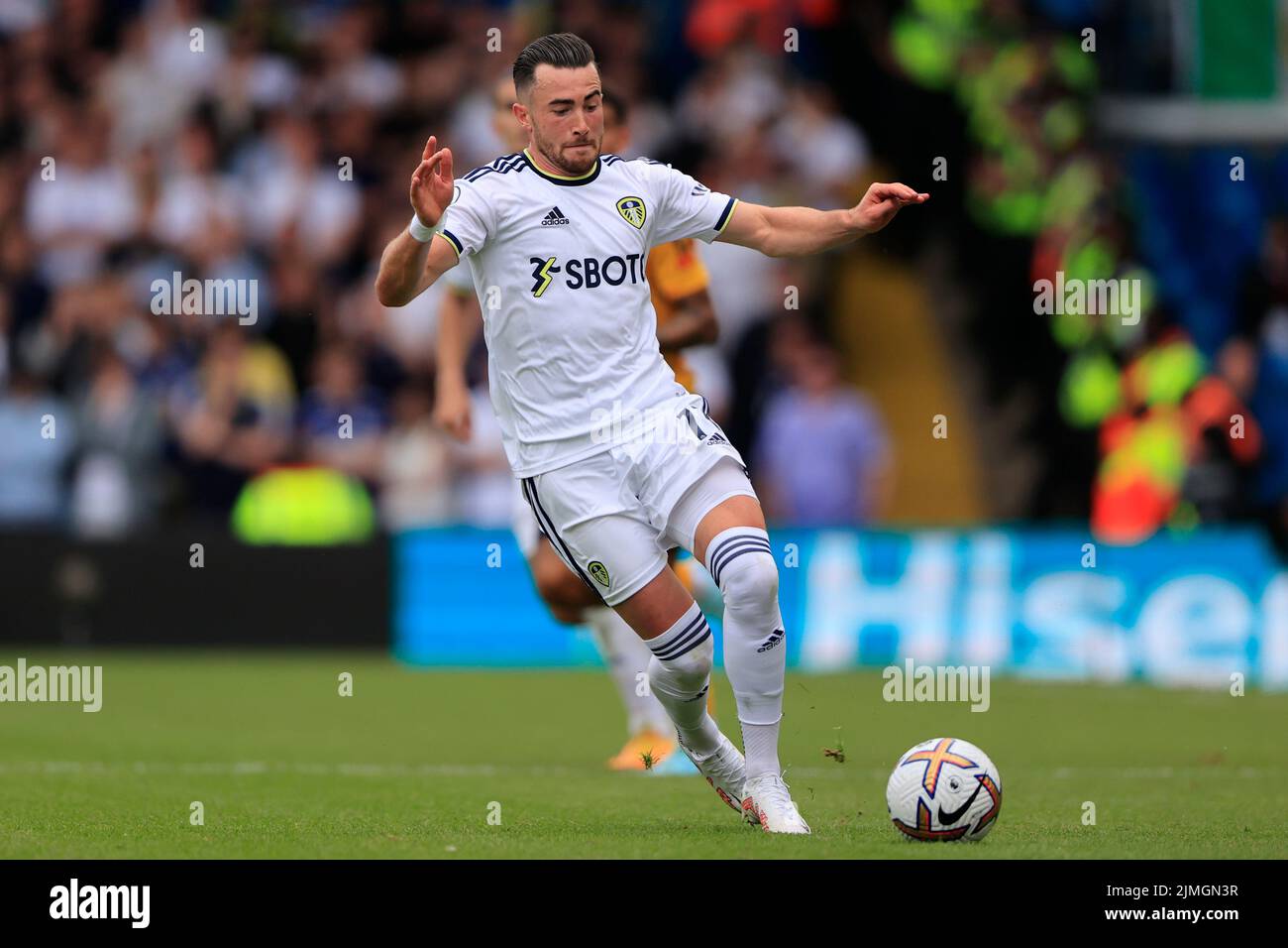 Jack Harrison #11 of Leeds United in action during the game Stock Photo ...