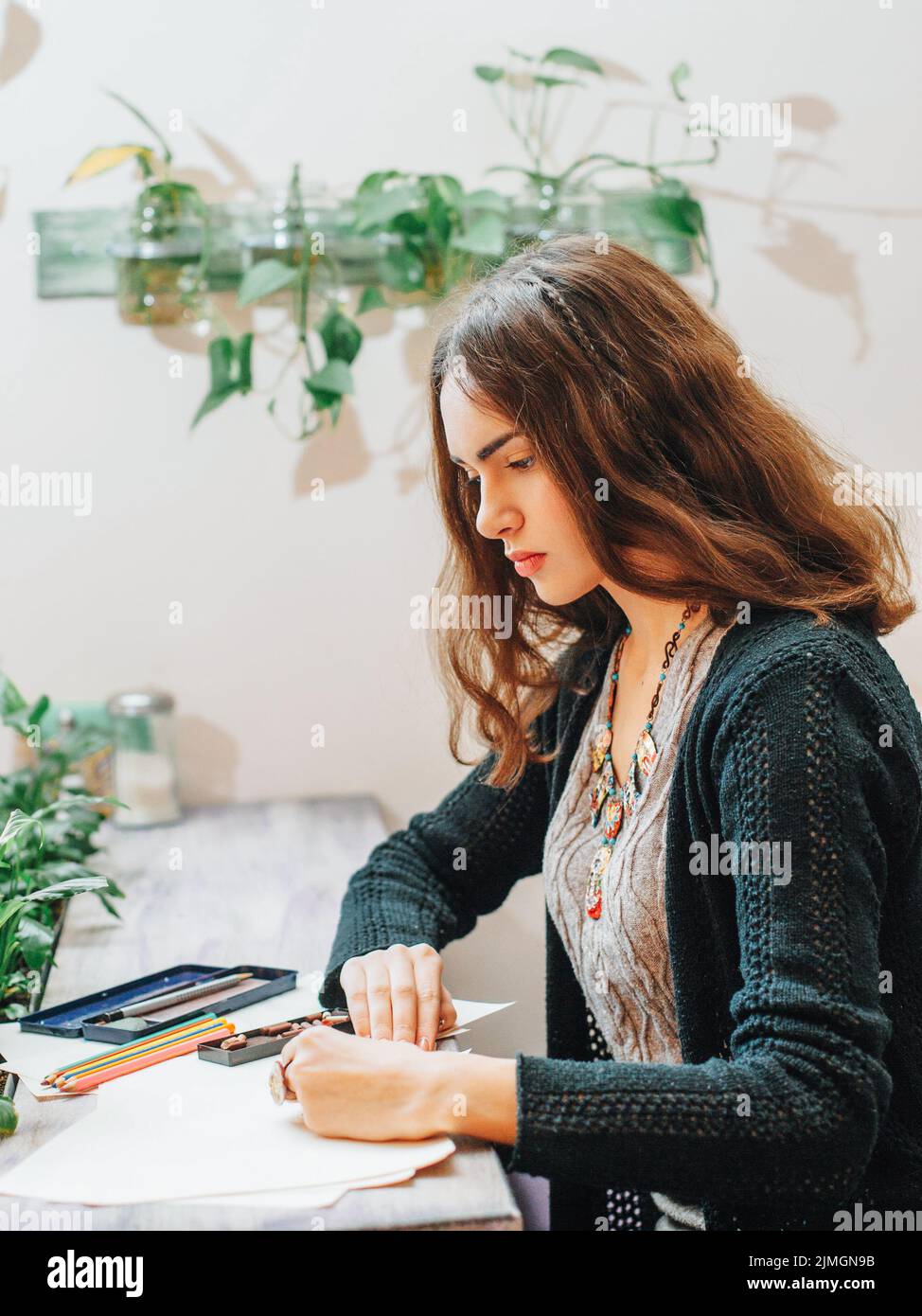 Drawing process hi-res stock photography and images - Alamy