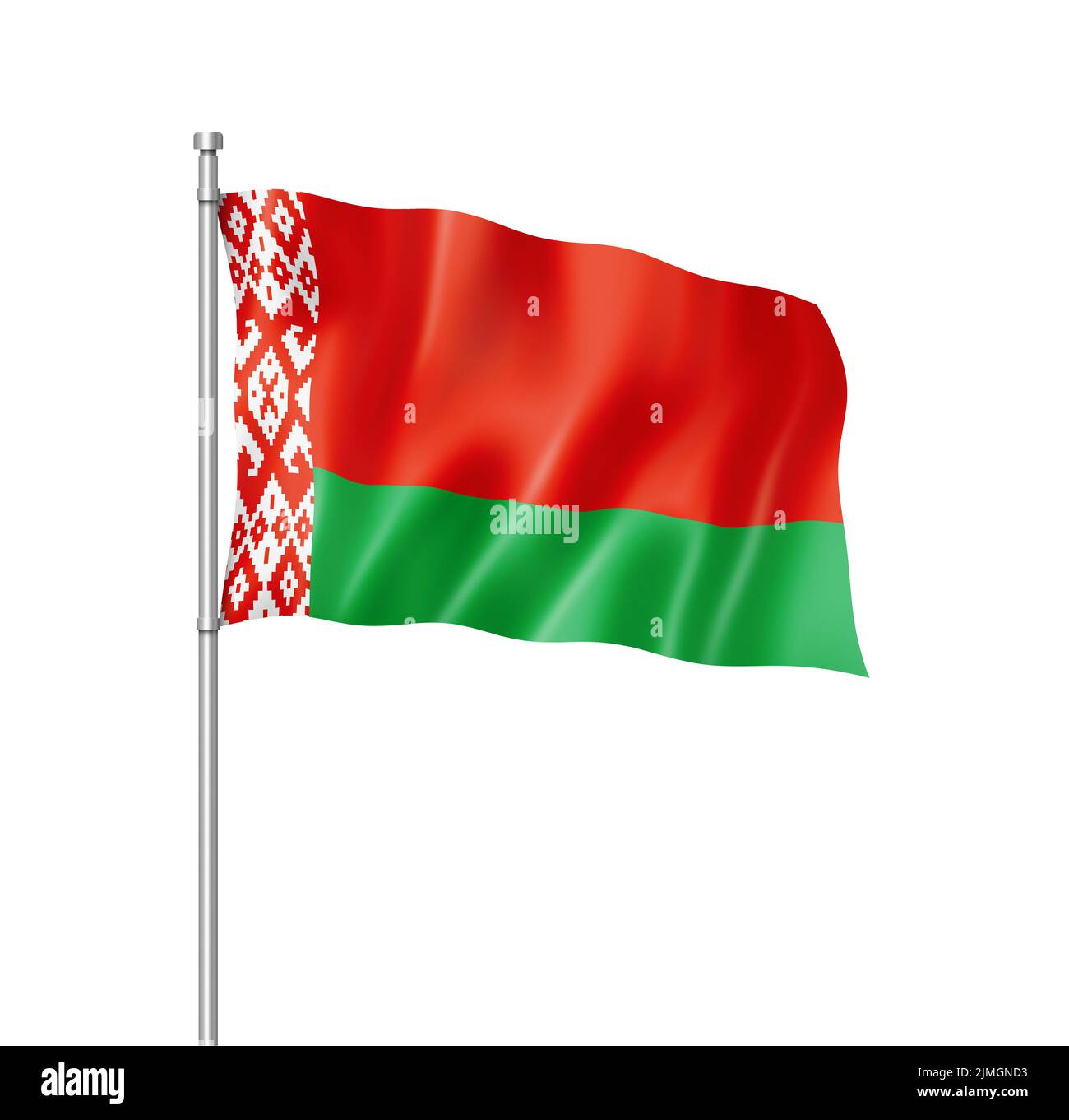 White belarusian flag Cut Out Stock Images & Pictures - Alamy
