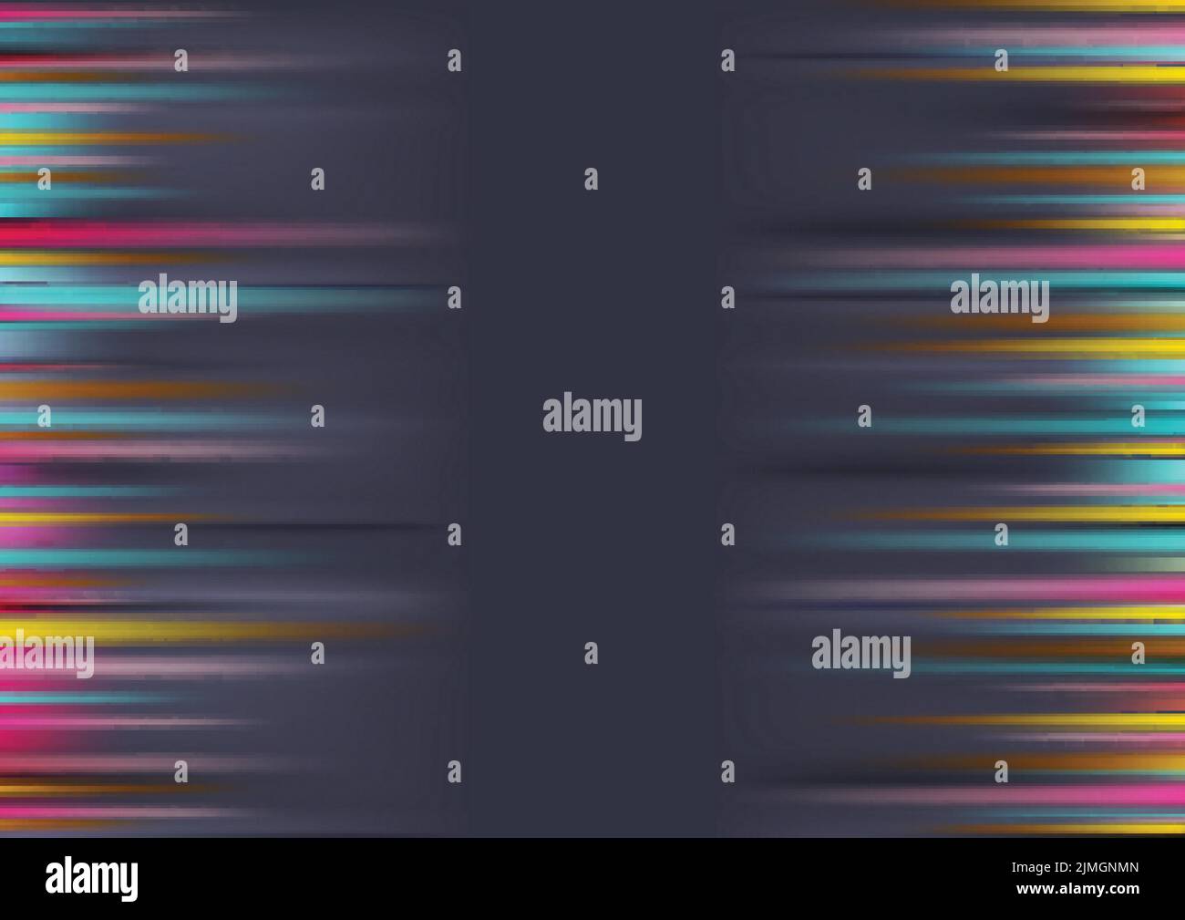 Colorful shiny glowing stripes on dark background. Abstract modern ...