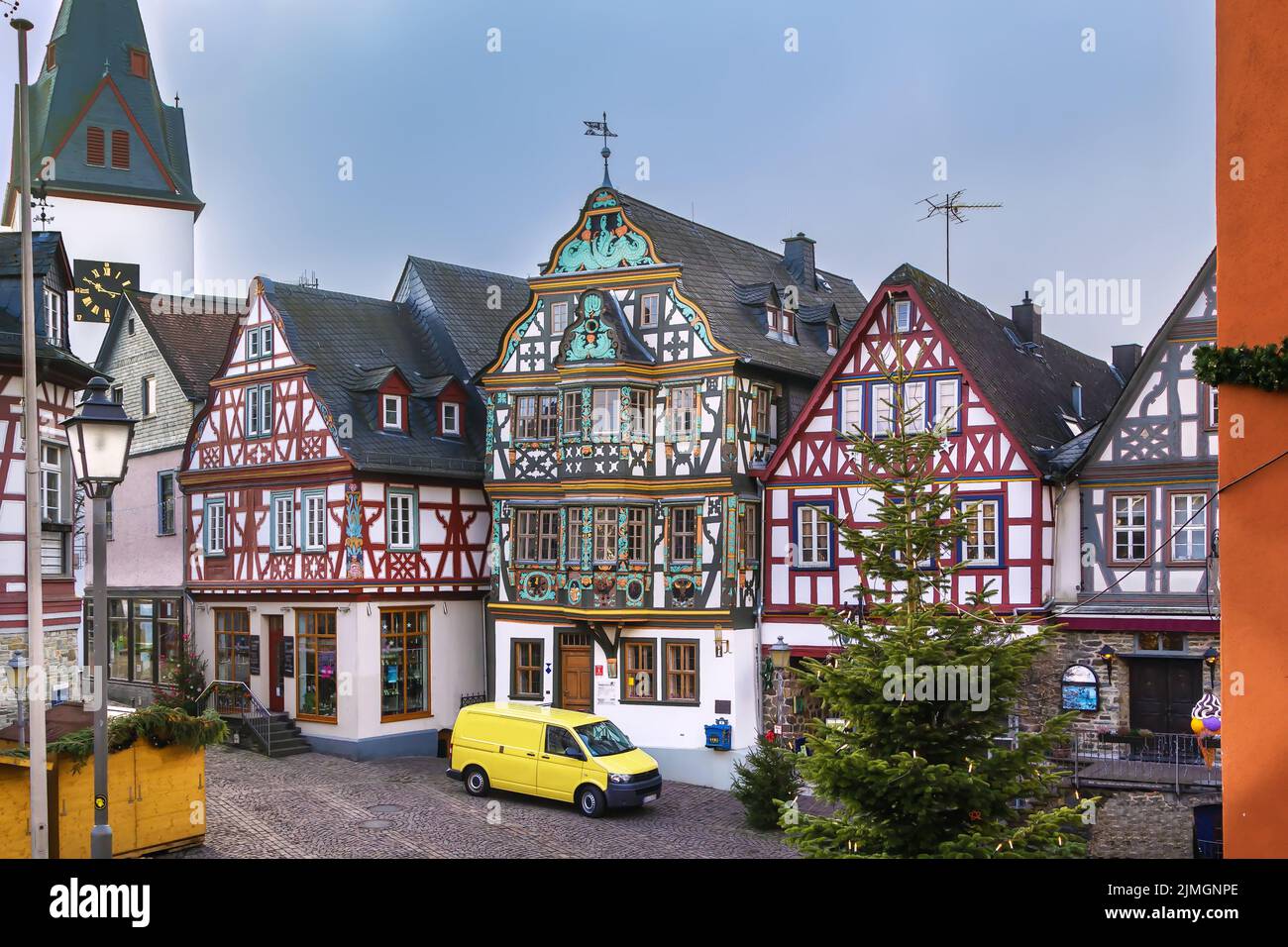 Street in Idstein, Germany Stock Photo - Alamy