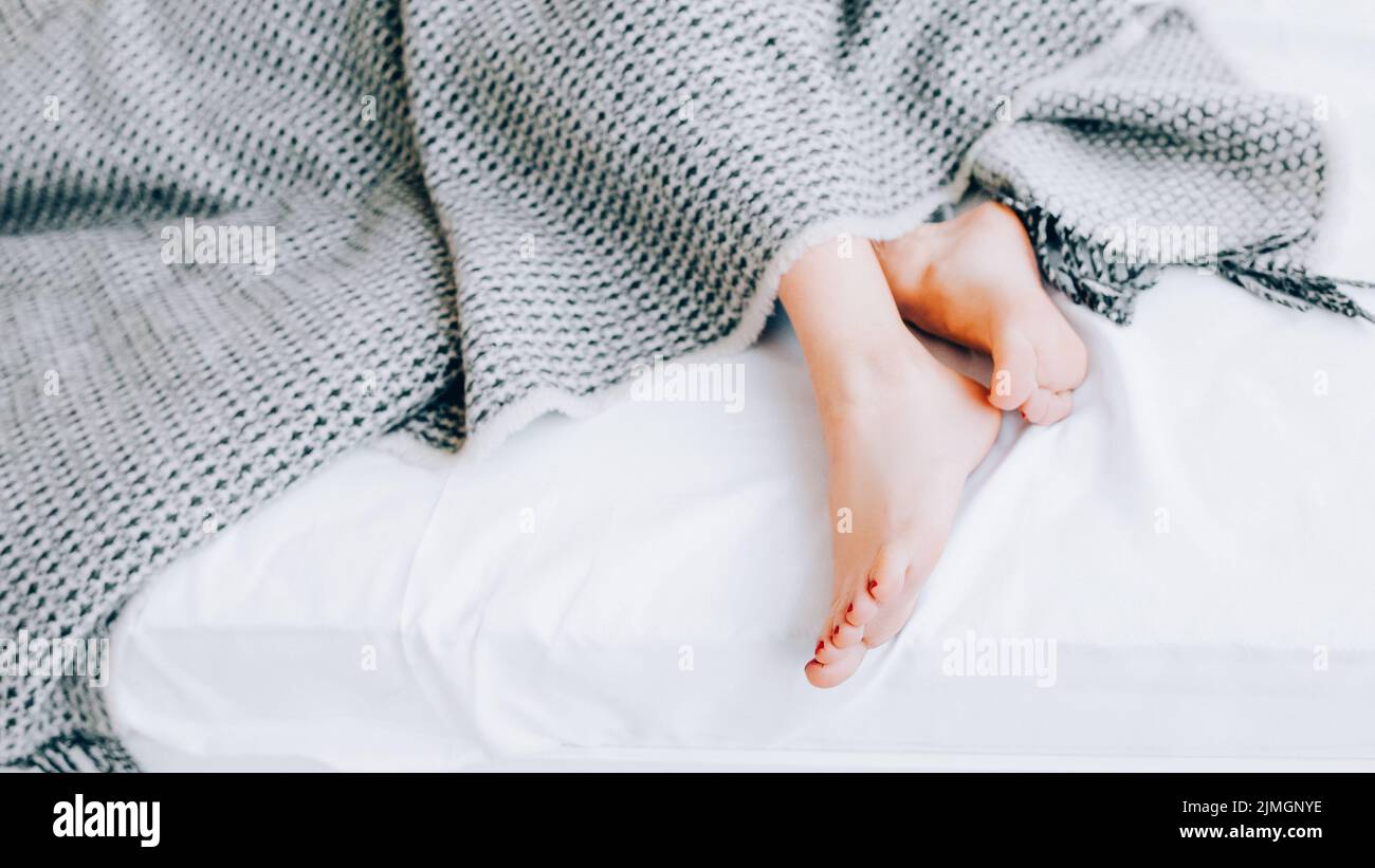 Foot care concept. Treatment and wellness. Beauty and relaxation ...