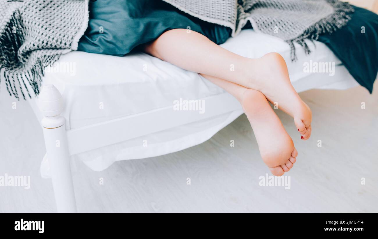 Foot hygiene concept. Treatment and wellness. Beauty and relaxation ...