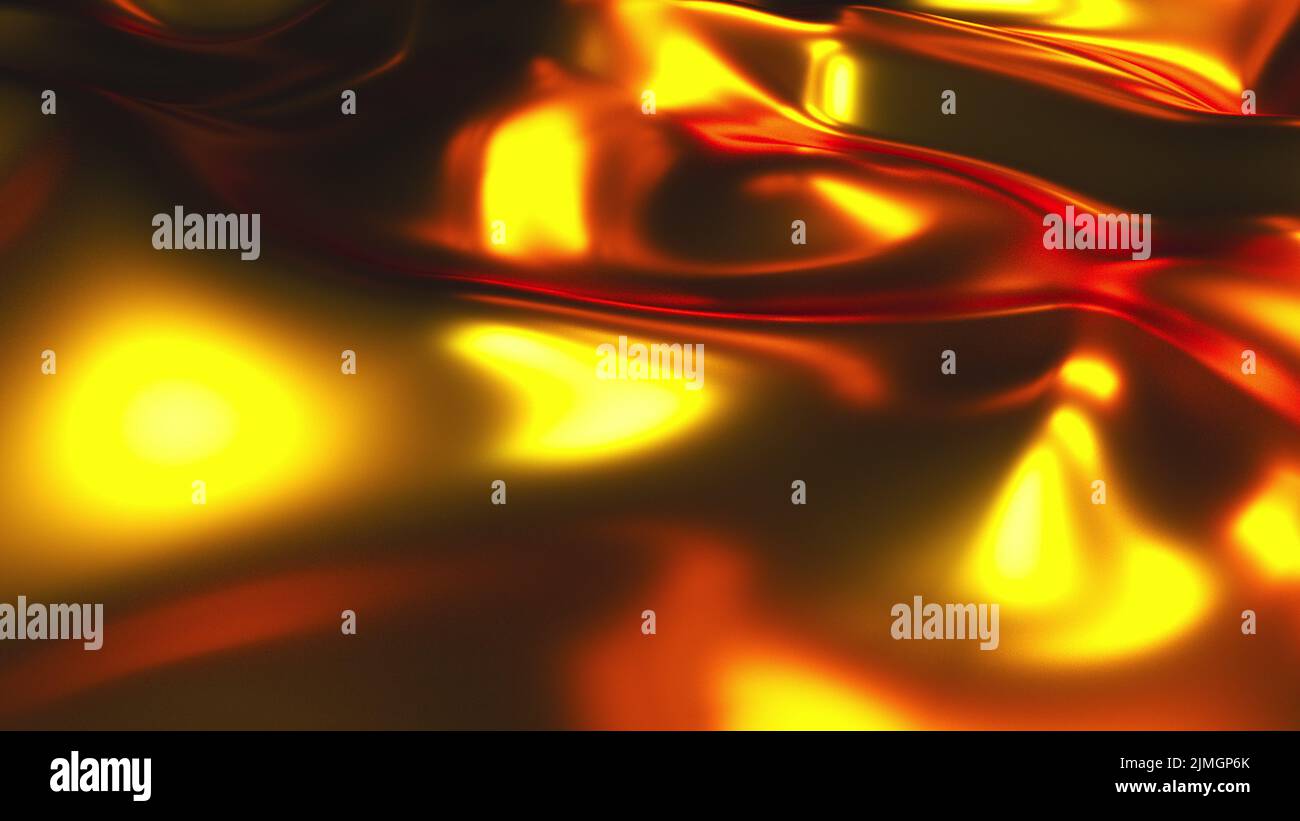 Golden waves with highlights Stock Photo - Alamy