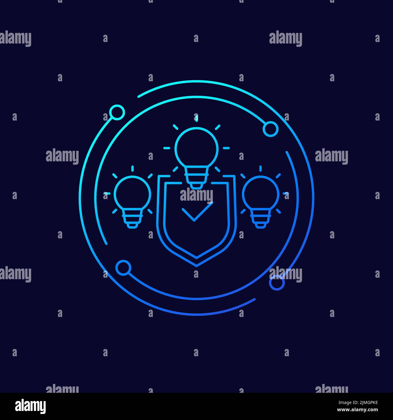 Shield copyright intellectual Stock Vector Images - Alamy