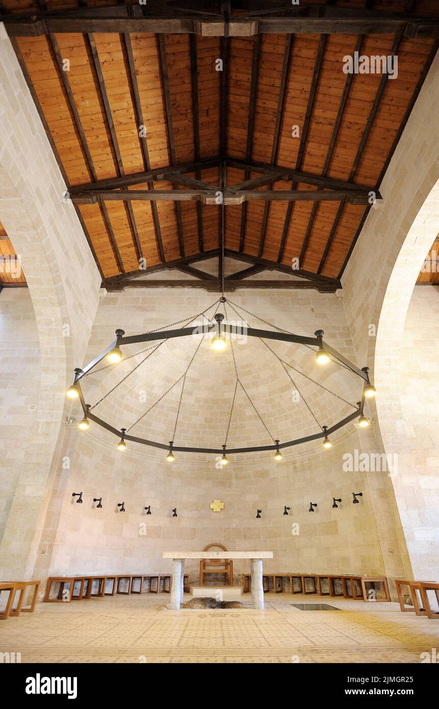 Tabgha church of multiplication hi-res stock photography and images - Alamy