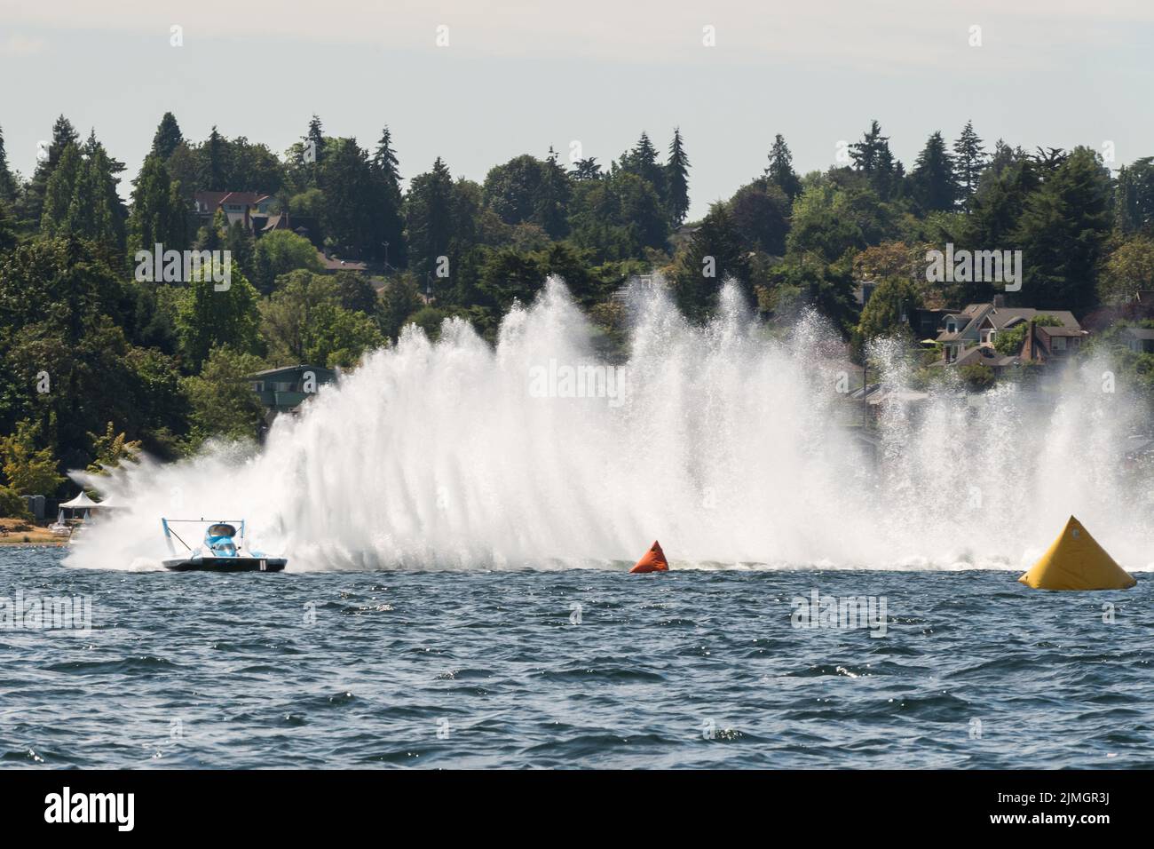 Seattle, USA. 5th Aug, 2022. Seafair kick off at Genesee Park after the ...