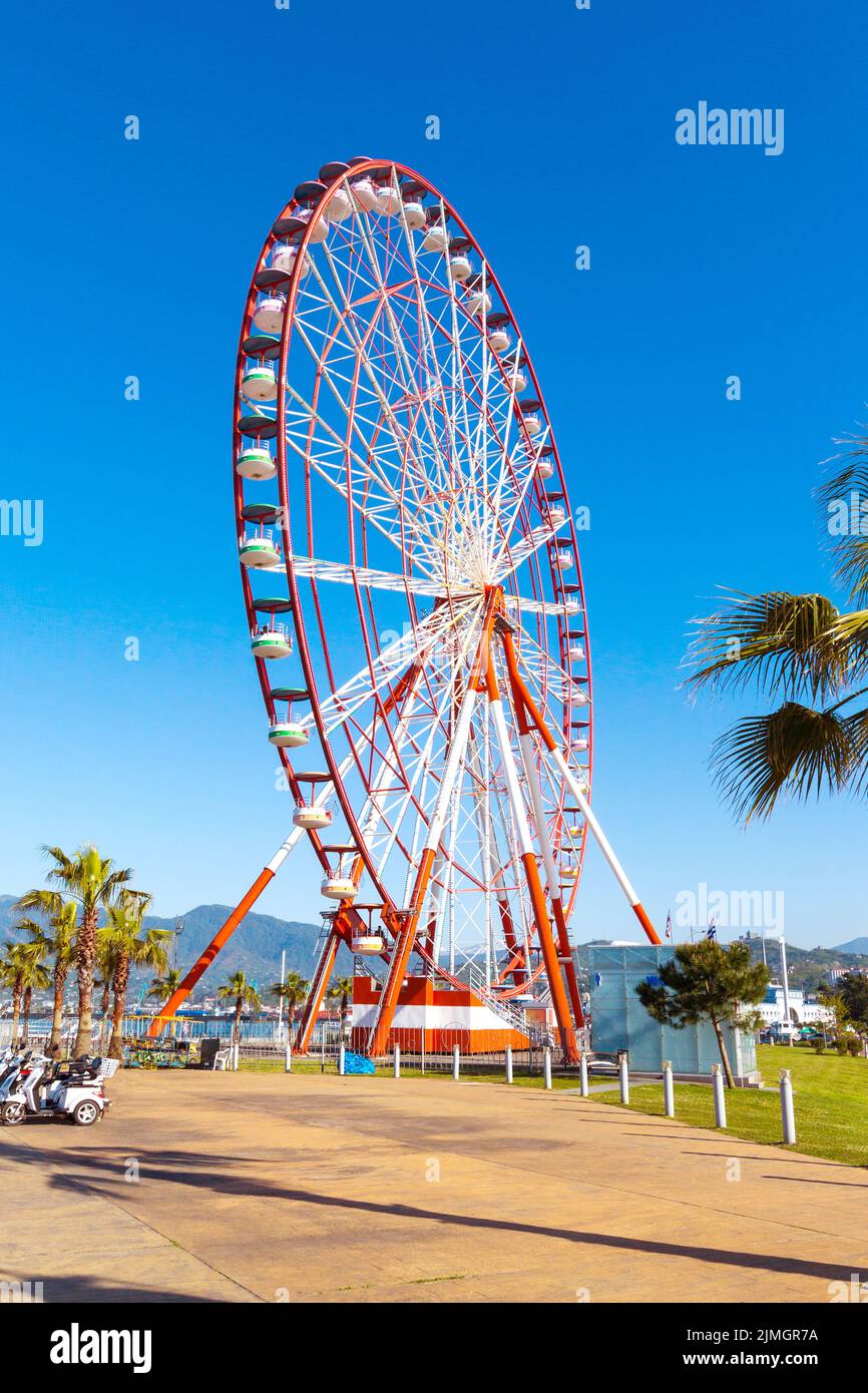 Ferris wheel of Batumi, city of Georgia Stock Photo - Alamy