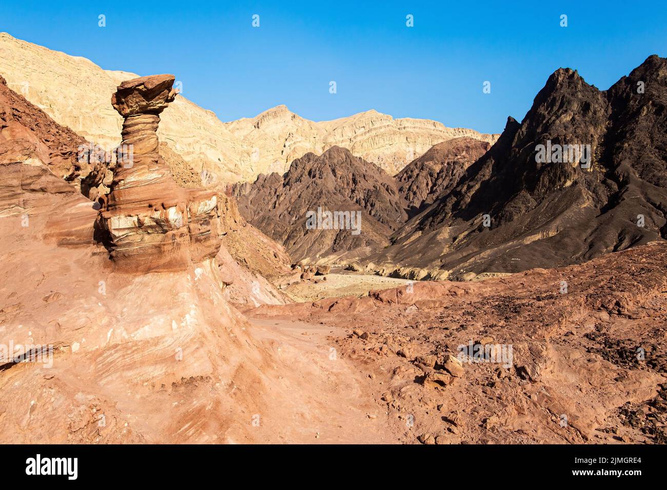 Eilat Mountains. Landscape formations Stock Photo - Alamy