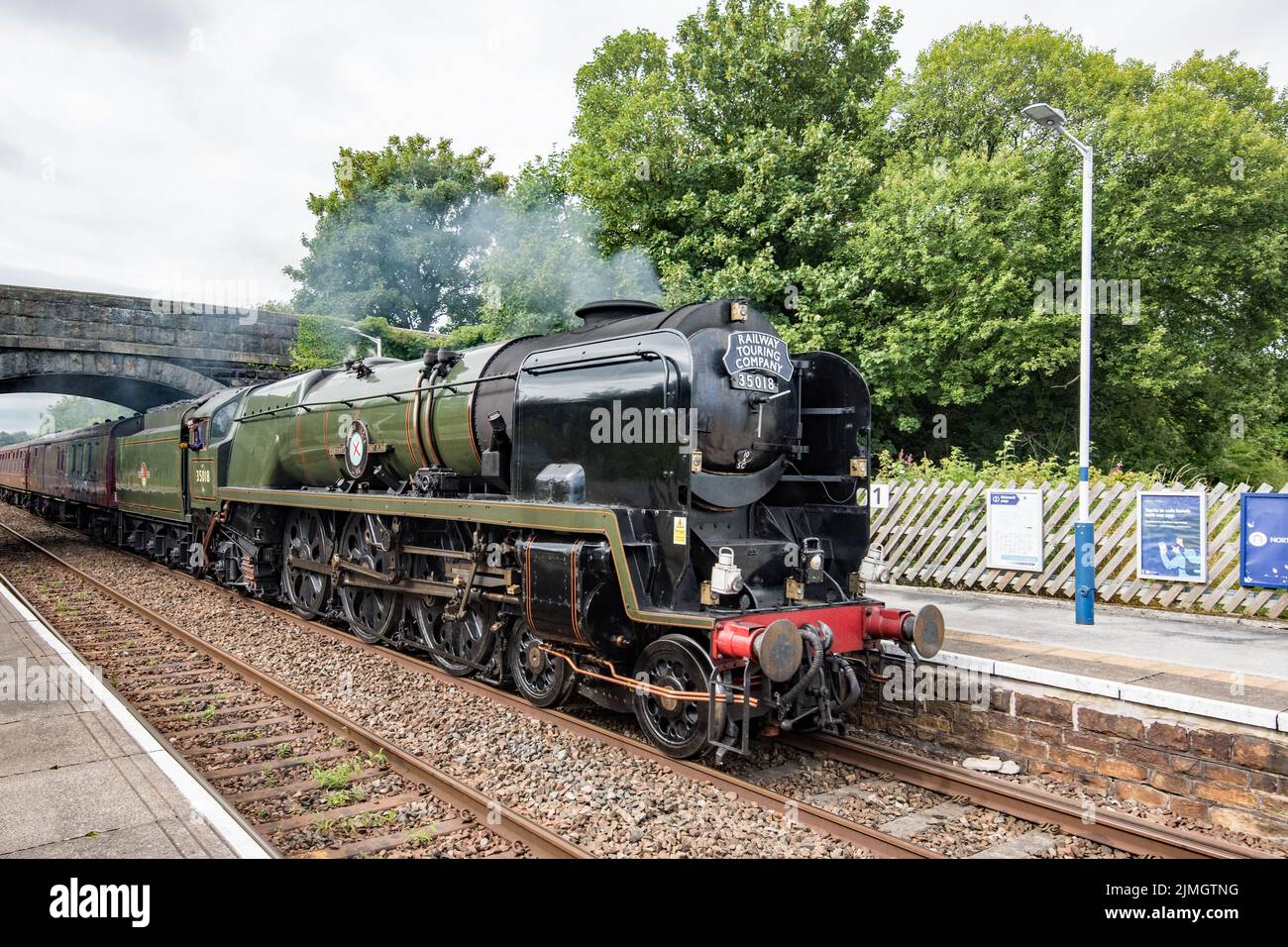 British India Line steam train on the Settle & Carlisle line on 6th ...