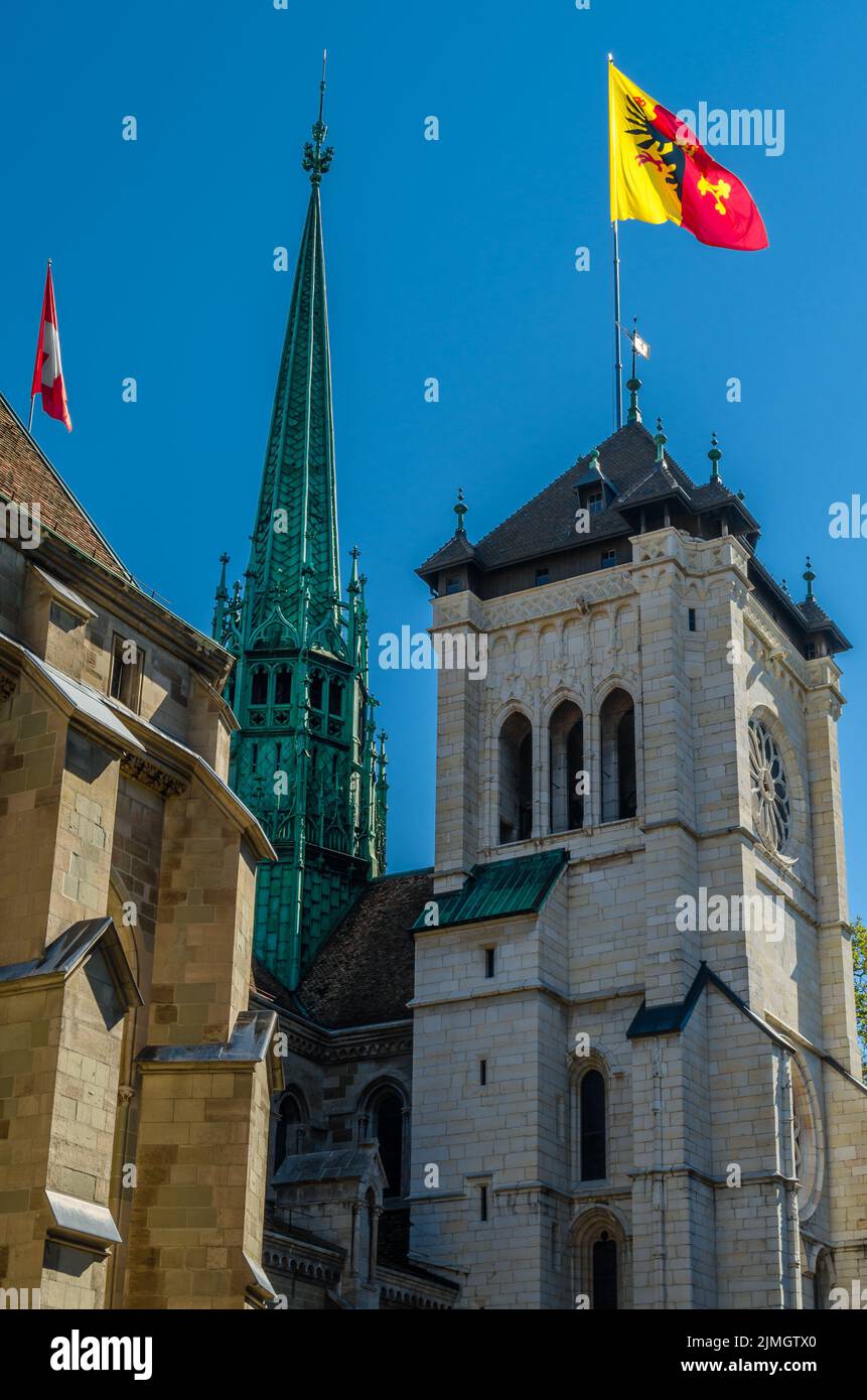 Architecture in the old town of Geneva, Switzerland Stock Photo - Alamy